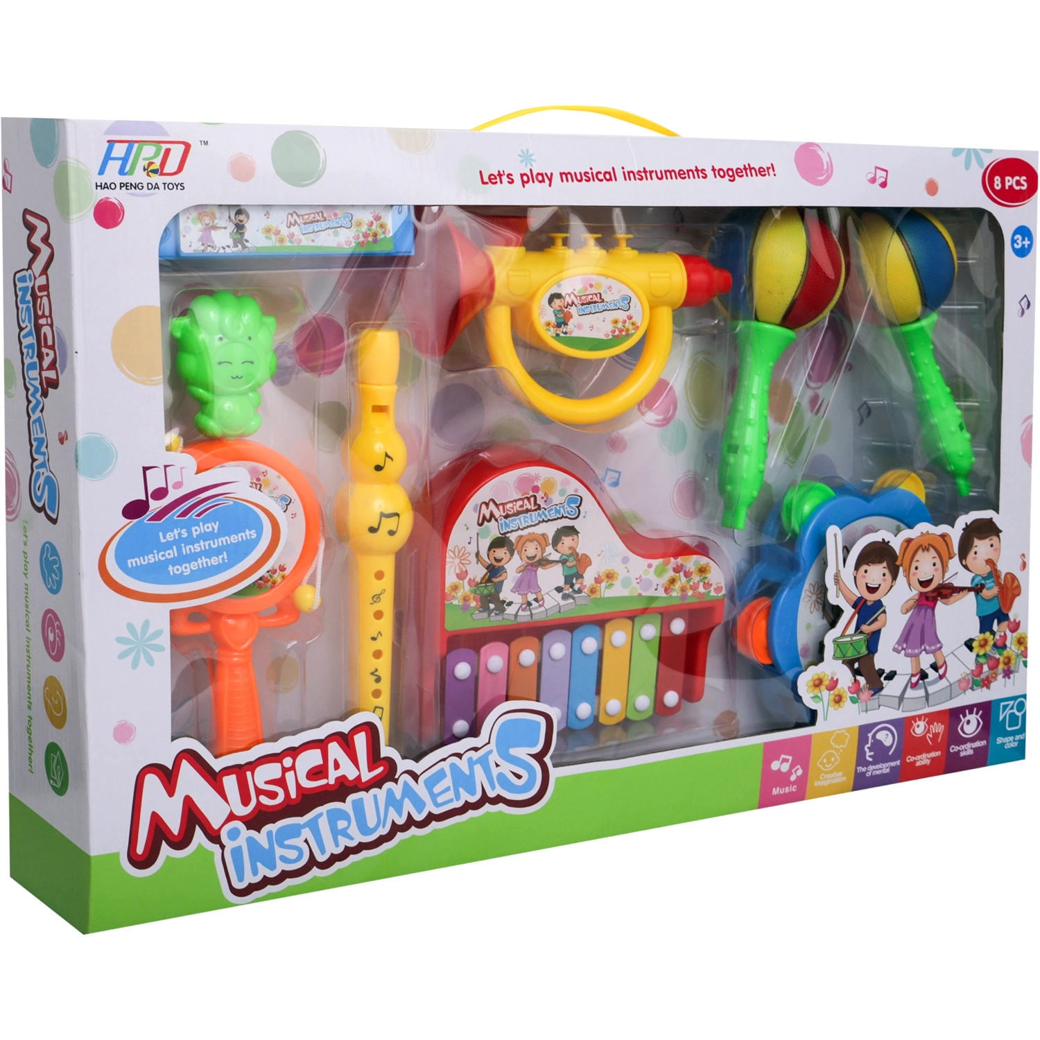 Set De Instrumentos Musicales 8 Piezas - Doremi Diversión